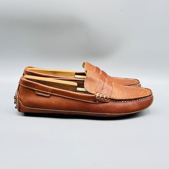 Cole Haan | Shoes | Cole Haan Shoes Mens 75 Brown Leather Penny Loafers ...